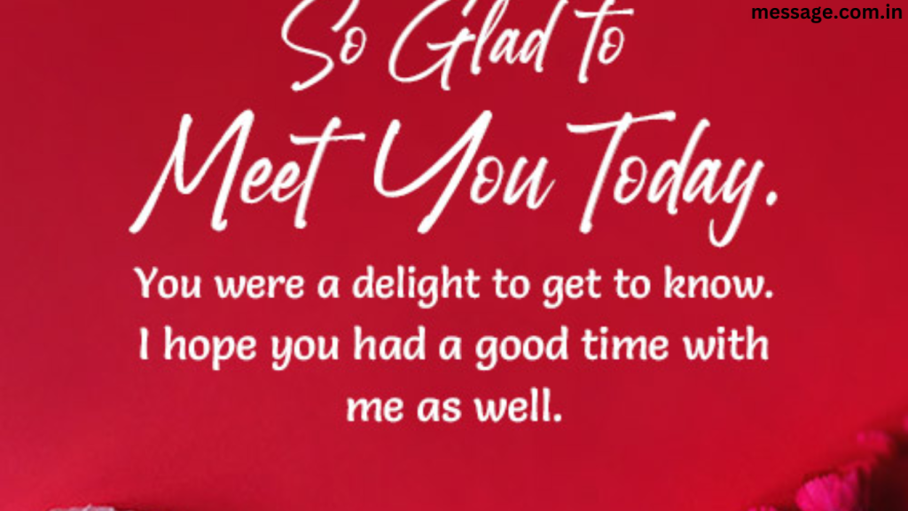 75+ Nice To Meet You Messages and Quotes- Wishes