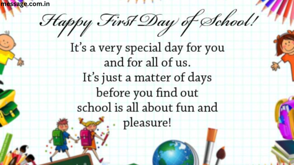 100+ Happy First Day of School Wishes and Quotes- Wishes