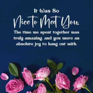 130+ Nice To Meet You Messages and Quotes- Wishes