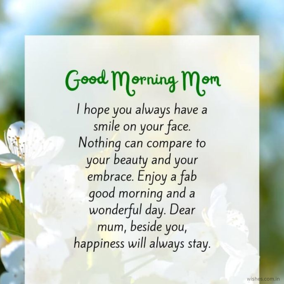 100+ Sweet Good Morning Messages for Your Mom - Wishes