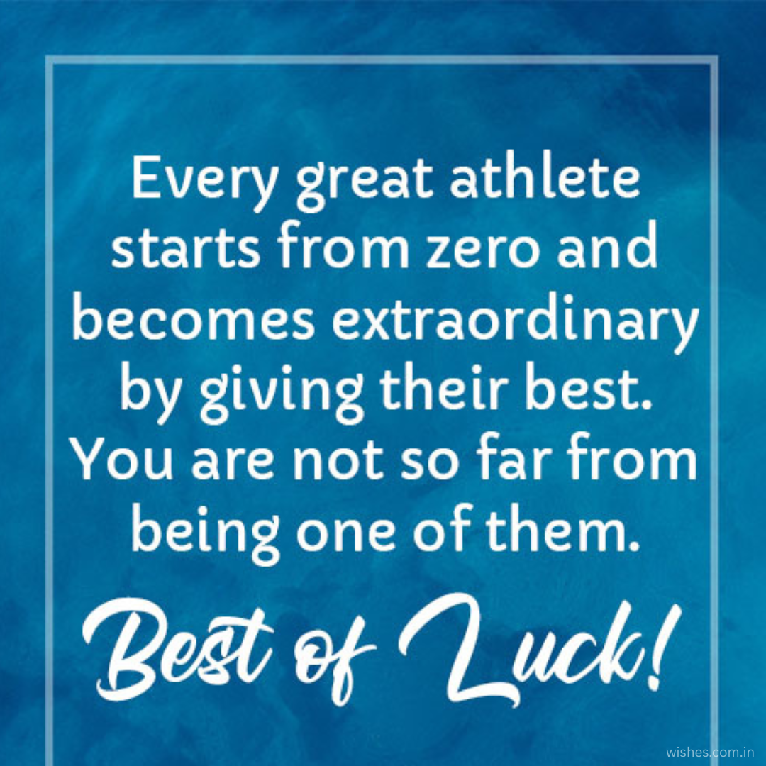 100+ Good Luck Messages for Sports and Competitions - Wishes