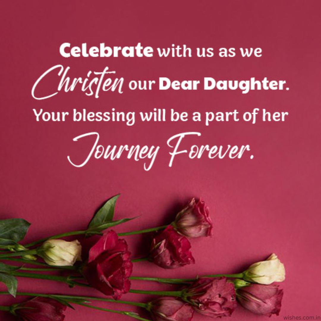 100+ Baptism Invitation Messages and Wordings- Wishes