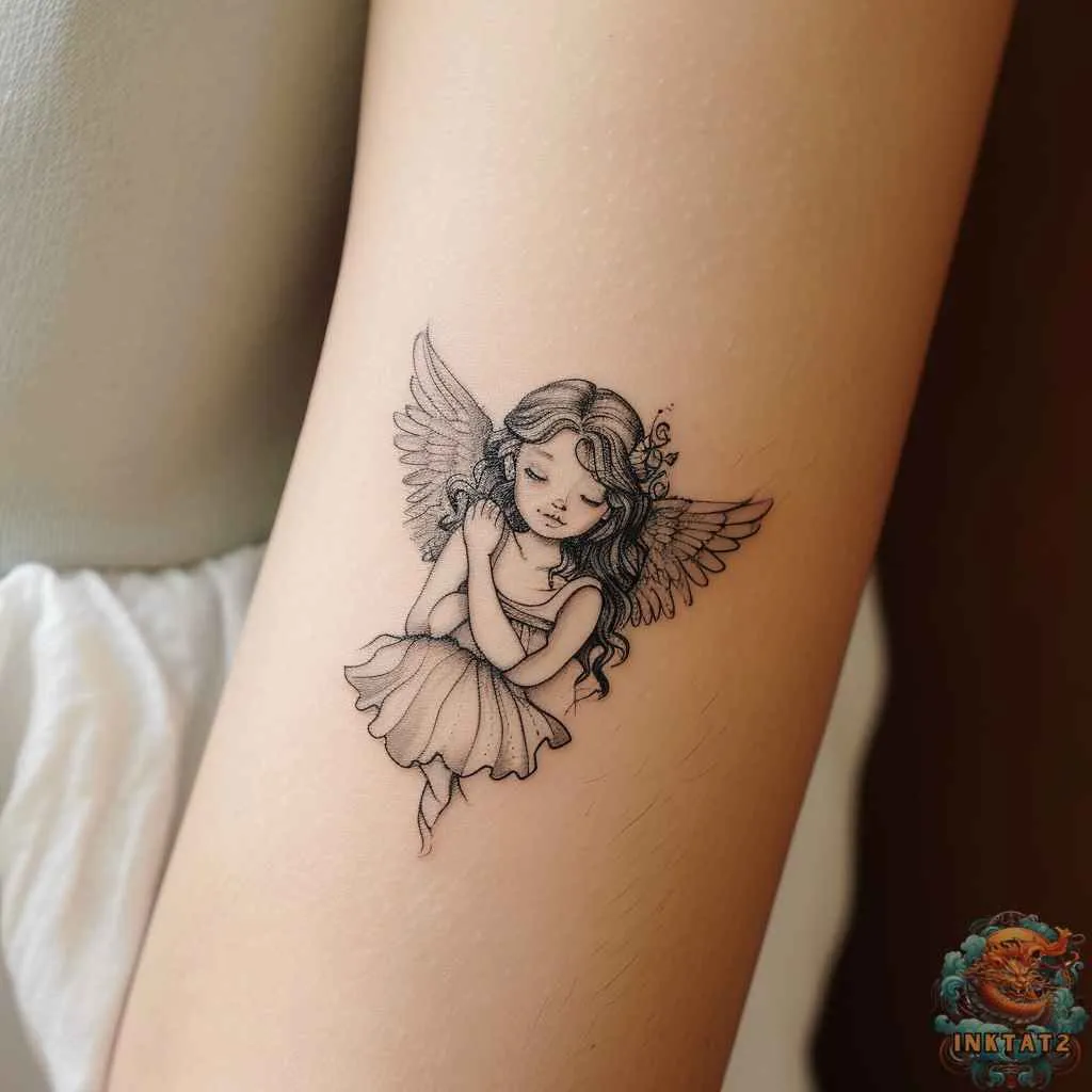 Heavenly Art: Angel Tattoos That Inspire and Protect - Wishes