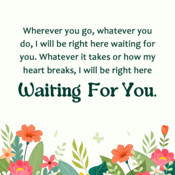 100+ Best Waiting for You Messages and Quotes- Wishes