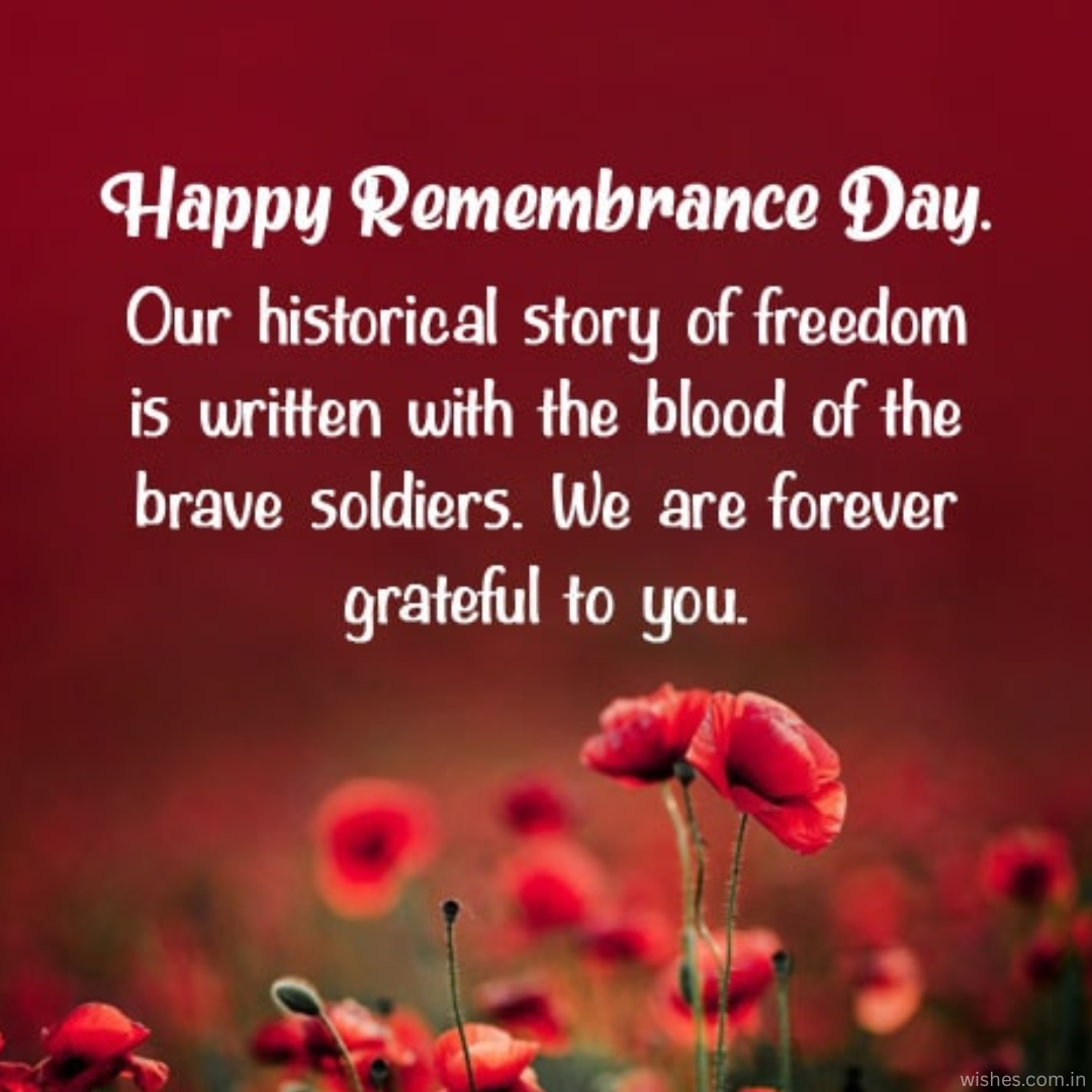 90+ Remembrance Day Messages & Quotes to Honor the Fallen- Wishes