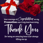 85+ Thank You Messages For Promotion and Wishes - Wishes