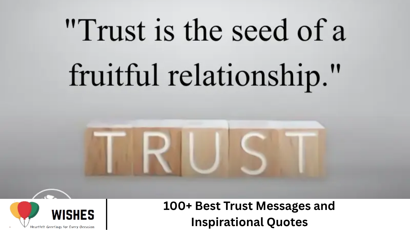 100+ Best Trust Messages and Inspirational Quotes - Wishes