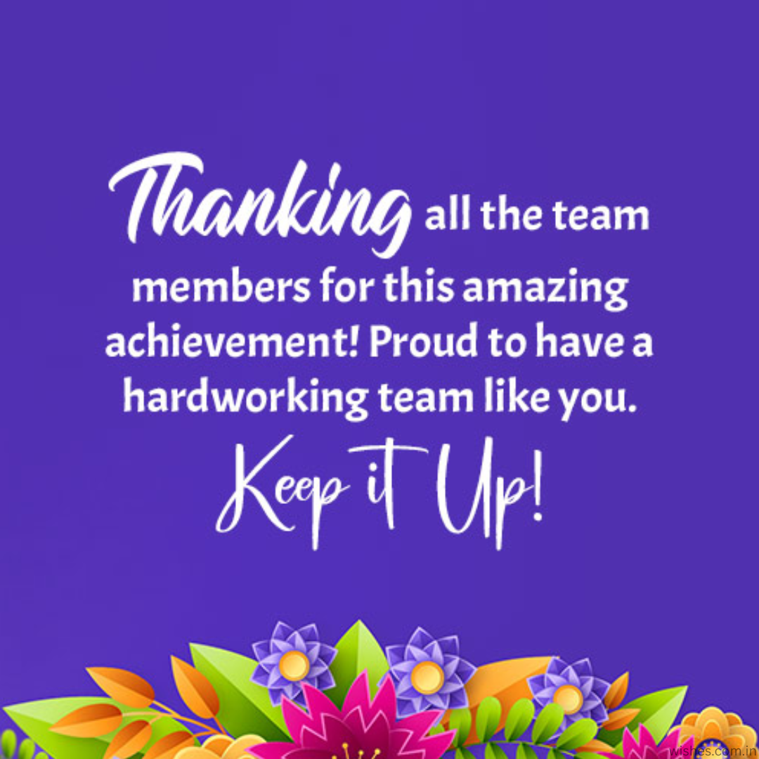 100+ Thank You and Appreciation Messages for Team- Wishes