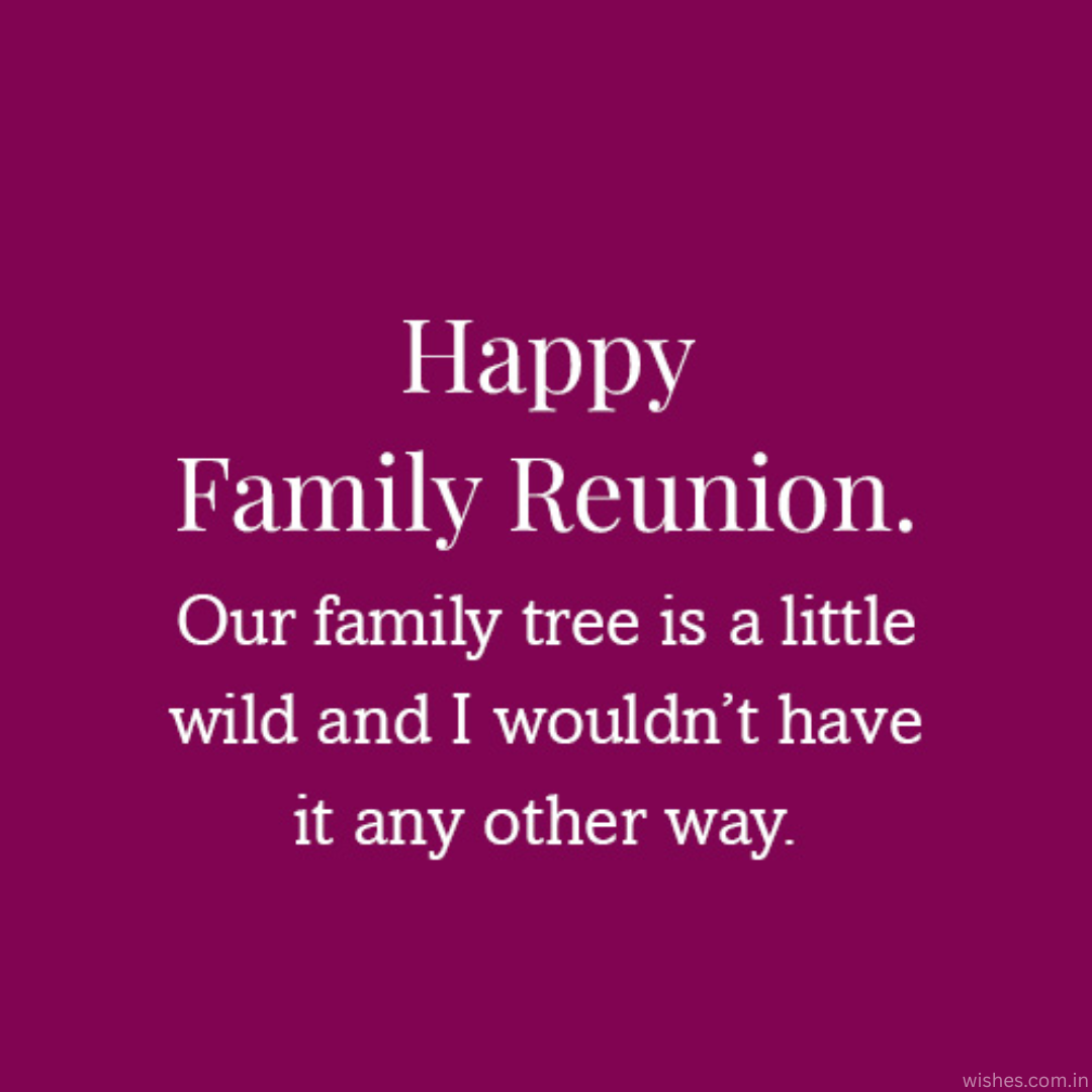 100+ Family Reunion Messages, Captions and Quotes - Wishes