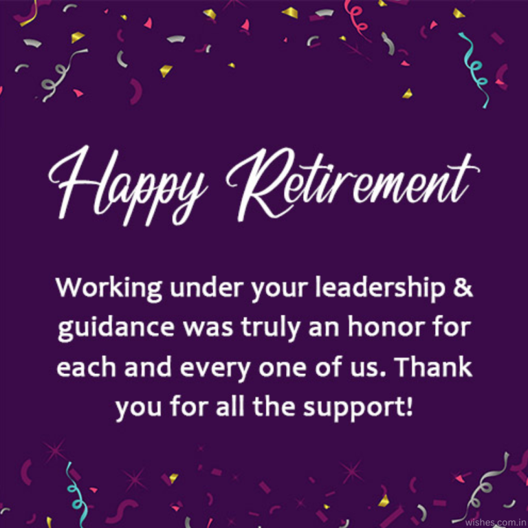 100+ Best Retirement Wishes and Messages for Your Boss- Wishes